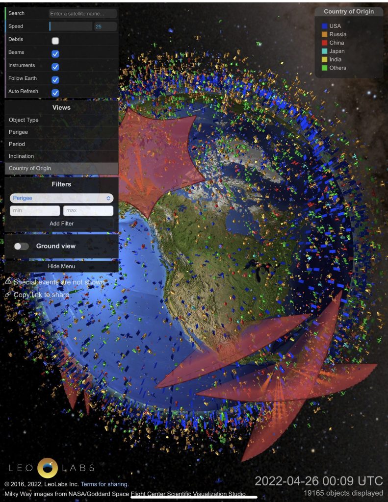 Check Out This Free LEO Satellite Visualization Tool | New Space Economy