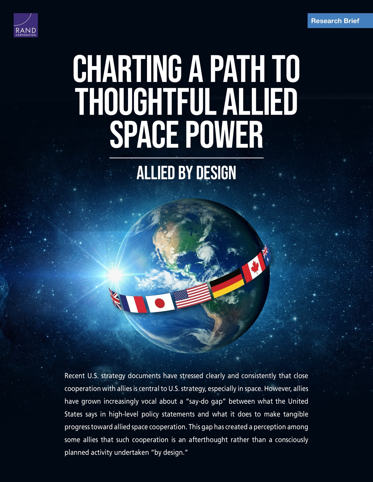 Report: Charting a Path to Thoughtful Allied Space Power (RAND 2024 ...