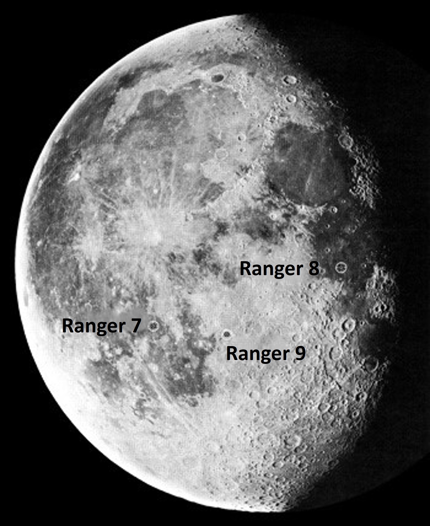60 Years Ago: Ranger 8 Moon Photos Aid in Apollo Site Selection - New ...