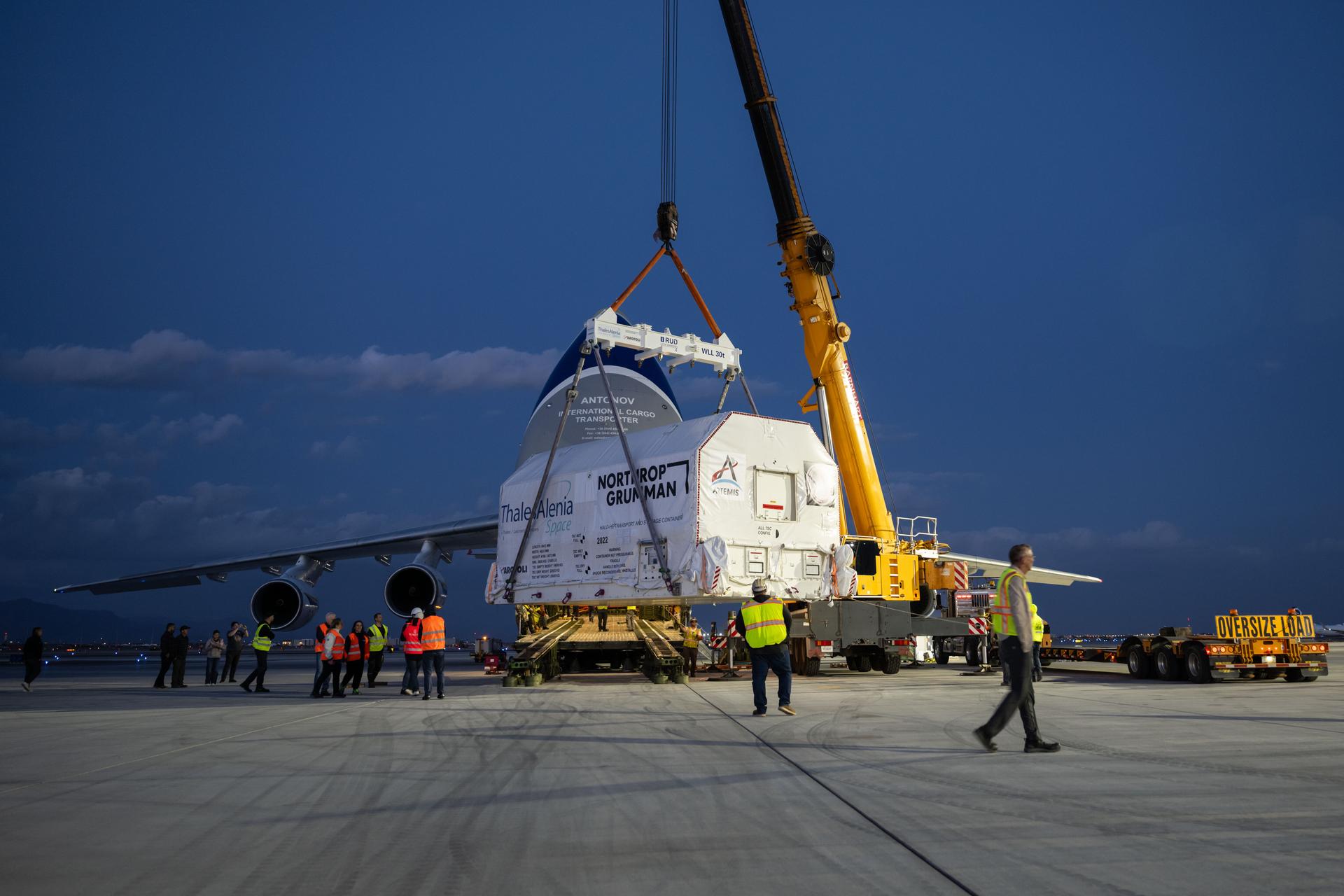 NASA Welcomes Gateway Lunar Space Station’s HALO Module to US | New ...